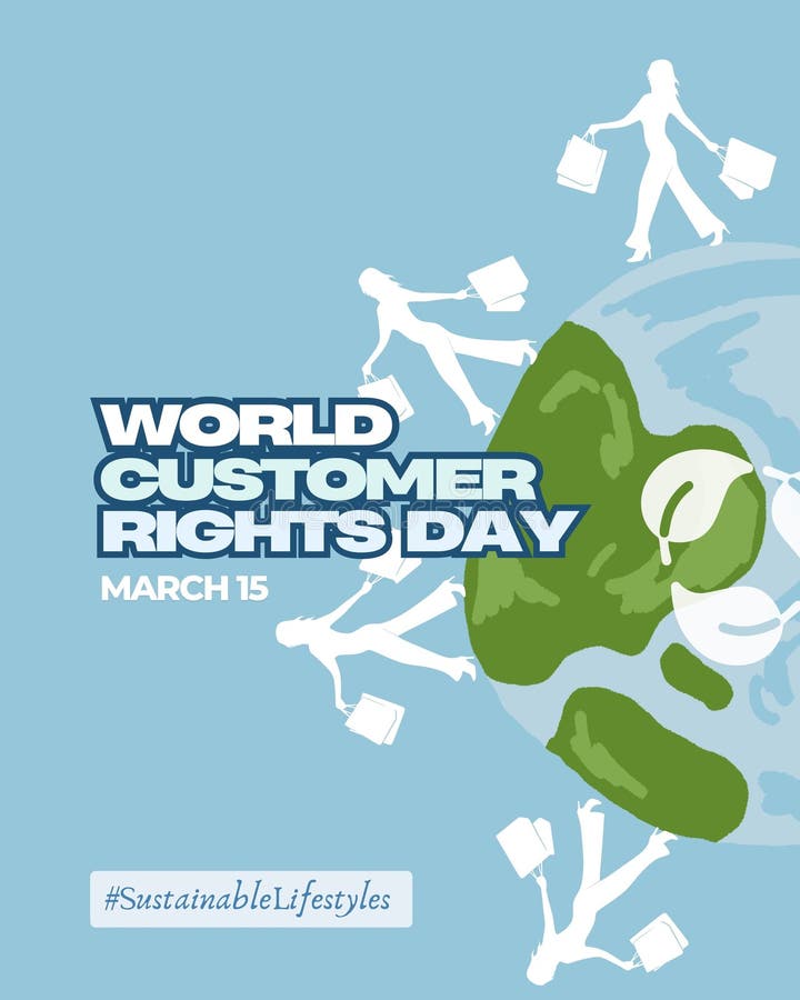 World Consumer Rights Day Social Media Poster and Campaign Stock ...
