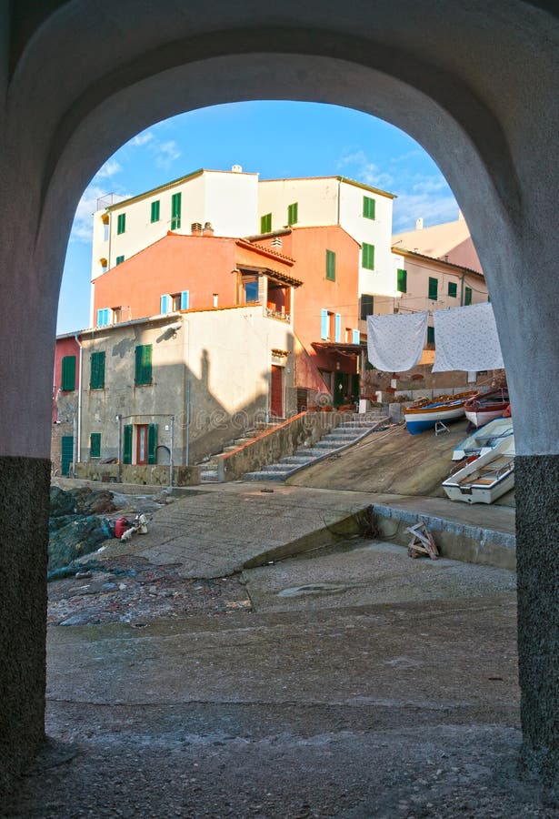 Marciana marina. Italy. stock image. Image of blue, holiday - 28567403