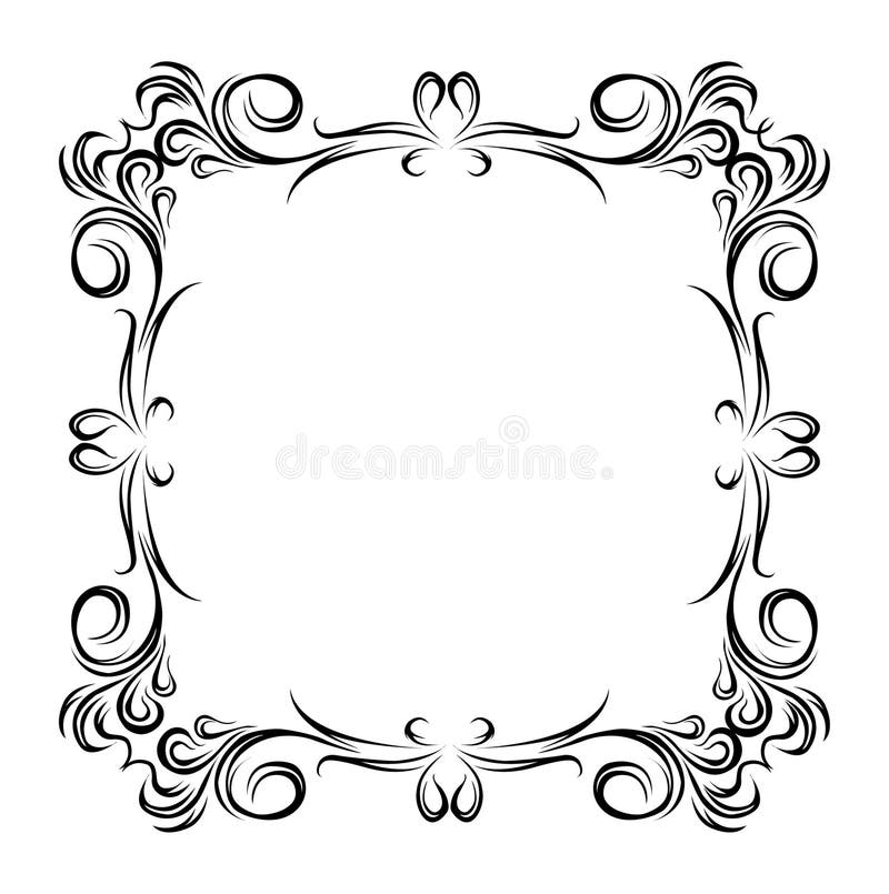 Marco abstracto ilustración del vector. Ilustración de marco - 10696708