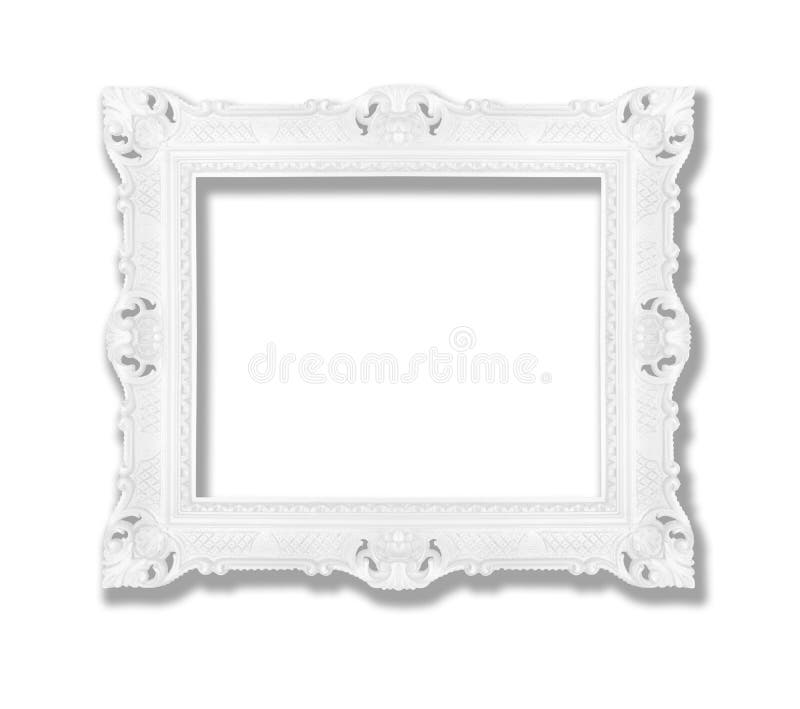 Marco blanco imagen de archivo. Imagen de espacio, retro - 21818401