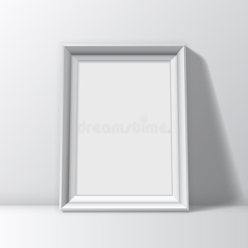 Plantilla Blanca En Blanco Del Cartel Ilustración del Vector ...