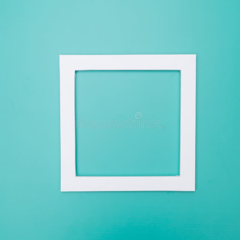 Marco Blanco En Un Fondo Del Color Imagen de archivo - Imagen de imagen ...