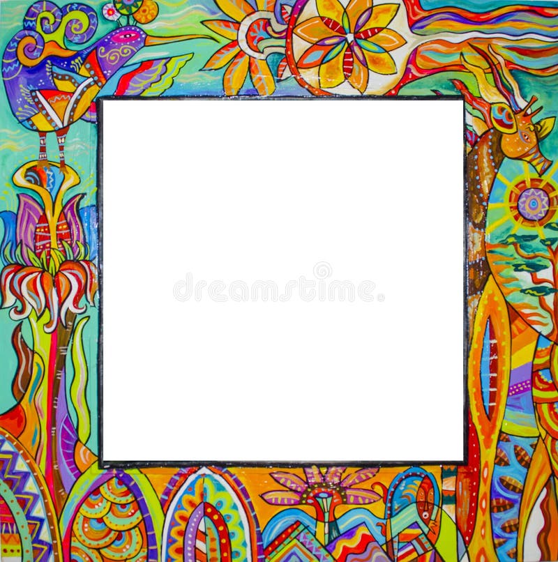 MARCO COLORIDO stock de ilustración. Ilustración de modelo - 10539180