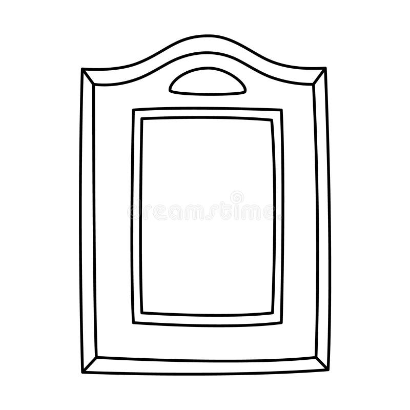 Marco De Doodle Simple Dibujado a Mano Ilustración del Vector ...