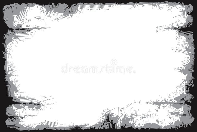 Marco de Grunge ilustración del vector. Ilustración de extracto - 23283415