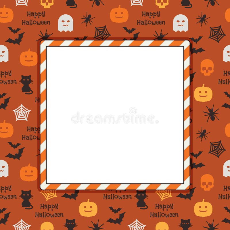 Marco de Halloween ilustración del vector. Ilustración de halloween ...