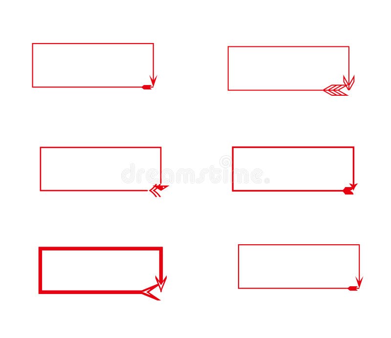 Marco De Imagen Con Formas Y Marcos Stock de ilustración - Ilustración ...