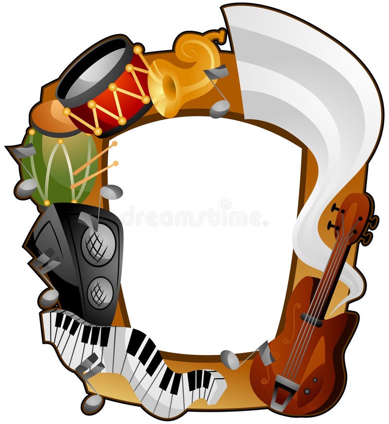 Instrumentos De La Música Tradicional Ilustración del Vector ...