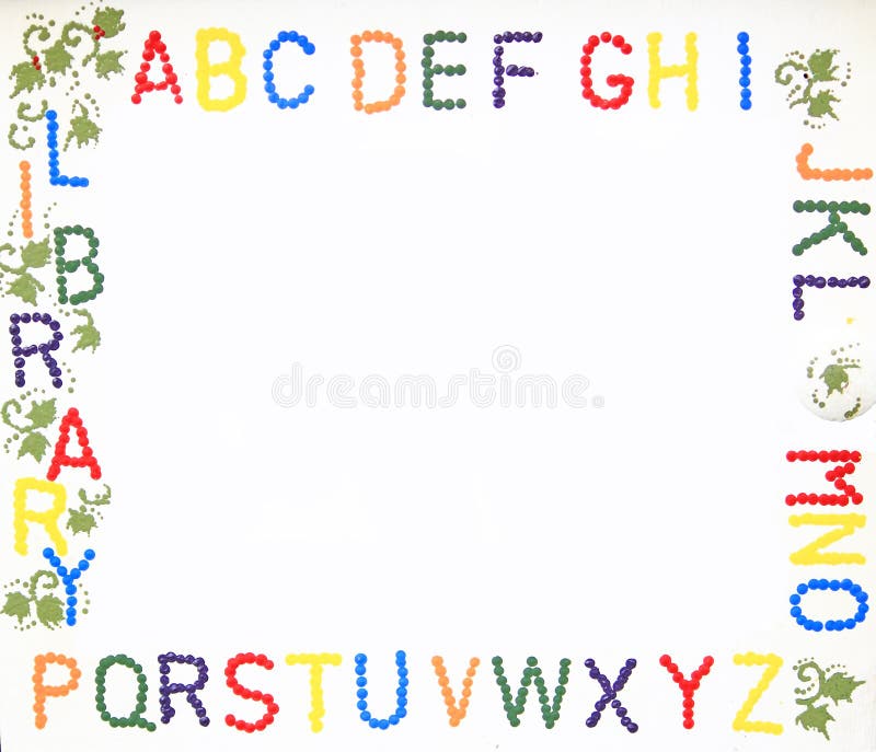 Marco de la letra foto de archivo. Imagen de hermoso - 34523048