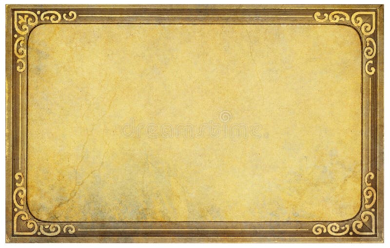 Marco De La Postal Del Vintage Imagen de archivo - Imagen de manchas ...