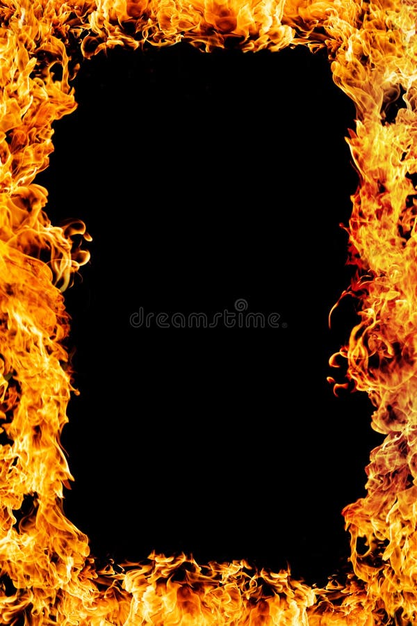 Marco del fuego stock de ilustración. Ilustración de fuego - 21564291