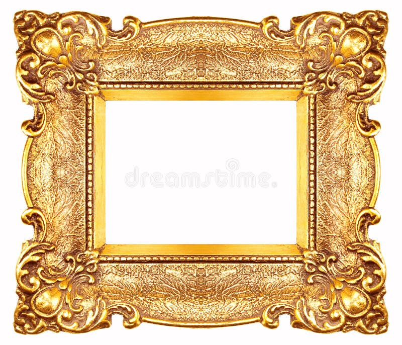 Marco de oro foto de archivo. Imagen de frontera, deco - 6804264