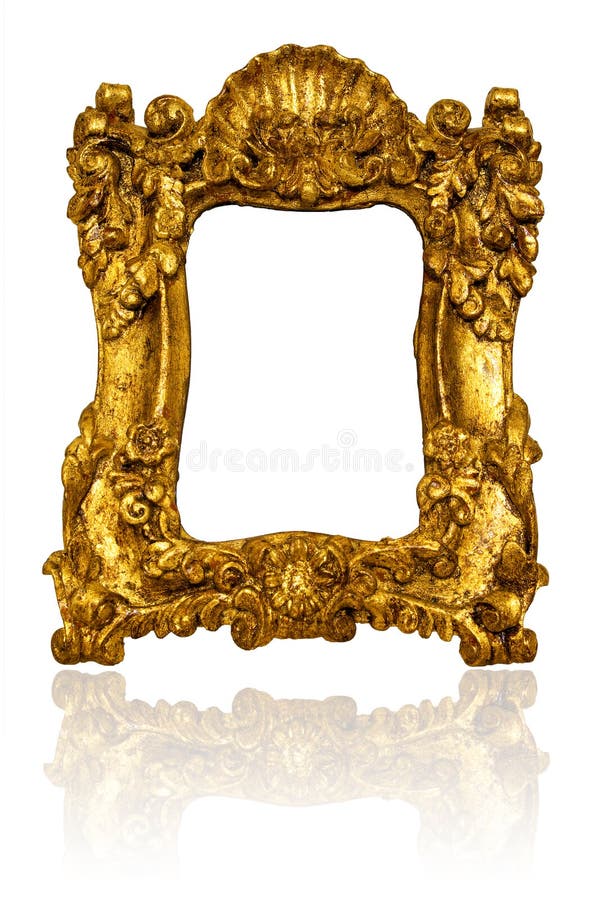 Marco de oro foto de archivo. Imagen de pintura, casero - 9403824