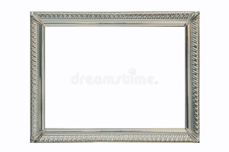 Marco de plata foto de archivo. Imagen de papel, foto - 4929998