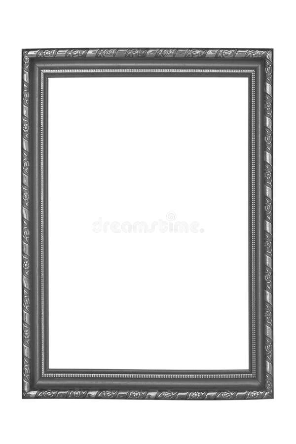 Marco De Plata Aislado En El Fondo Blanco Foto de archivo - Imagen de ...