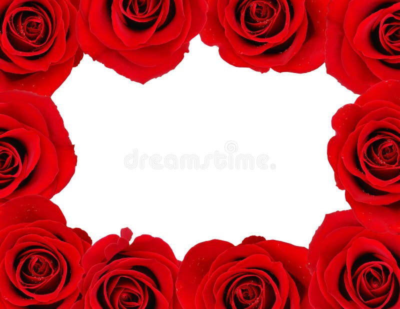Marco de las rosas rojas imagen de archivo. Imagen de vacaciones - 47910791