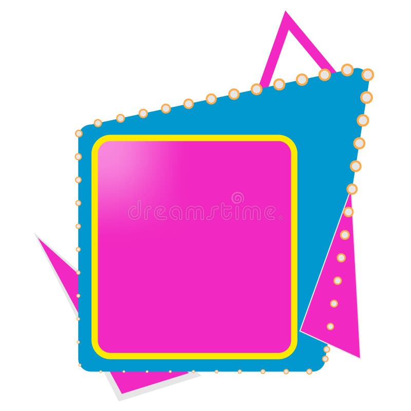 Marco de texto abstracto ilustración del vector. Ilustración de ...