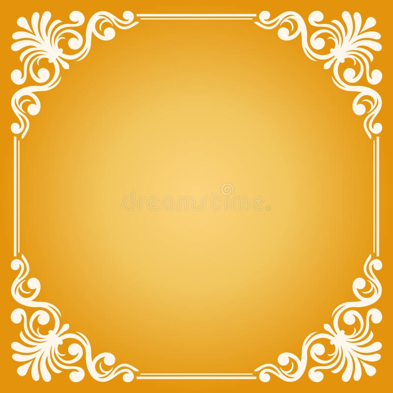 Marco Decorativo Del Vector Ilustración del Vector - Ilustración de ...