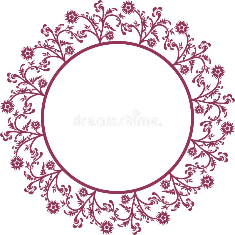 Marco decorativo, vector ilustración del vector. Ilustración de ...