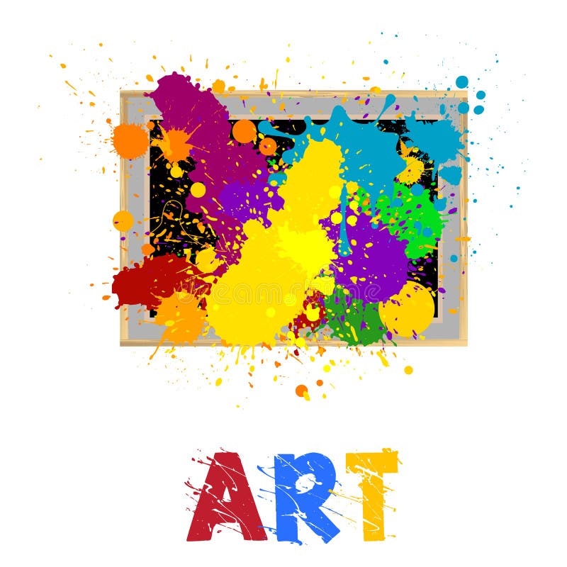 Marco del arte ilustración del vector. Ilustración de gota - 62751023