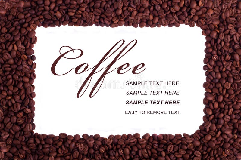 Marco del café foto de archivo. Imagen de calor, negro - 17005310