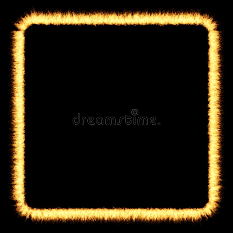 Marco del fuego stock de ilustración. Ilustración de inflamable - 58166655
