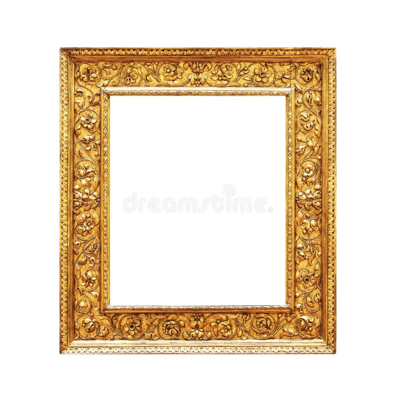 Marco del oro foto de archivo. Imagen de asombroso, museo - 128814596