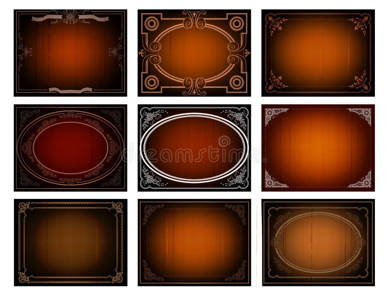 Marco final el extremo ilustración del vector. Ilustración de cartel ...