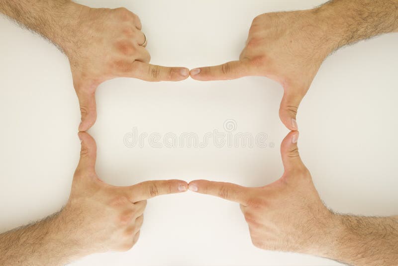 Marco humano de las manos foto de archivo. Imagen de espacio - 22015118