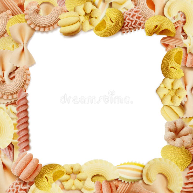 Marco Italiano De Las Pastas Foto de archivo - Imagen de macarrones ...