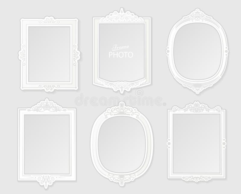 Marco modelado de la foto ilustración del vector. Ilustración de ...