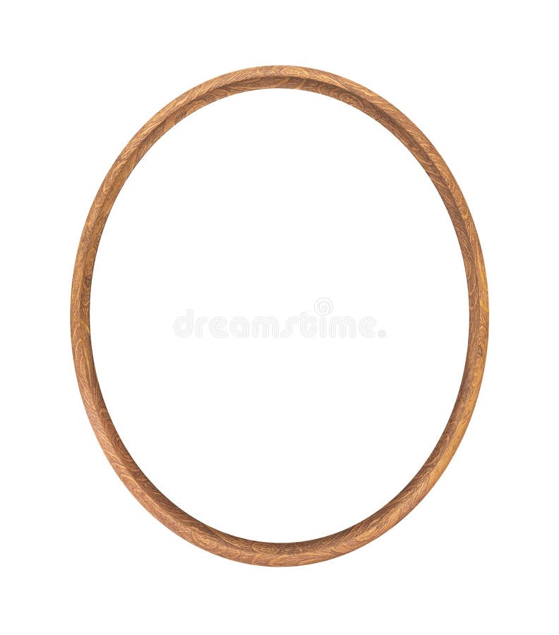 Marco ovalado de madera foto de archivo. Imagen de elegante - 246994228