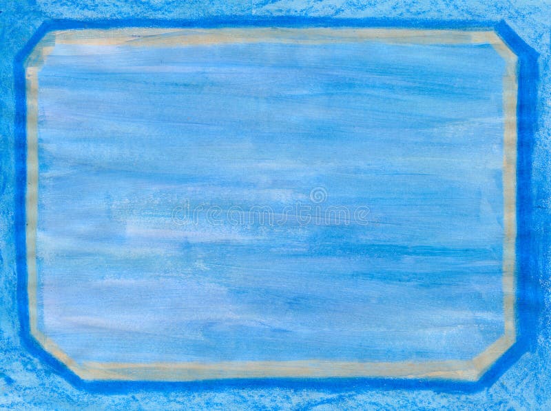 Marco Pintado Borde Biselado Stock de ilustración - Ilustración de ...