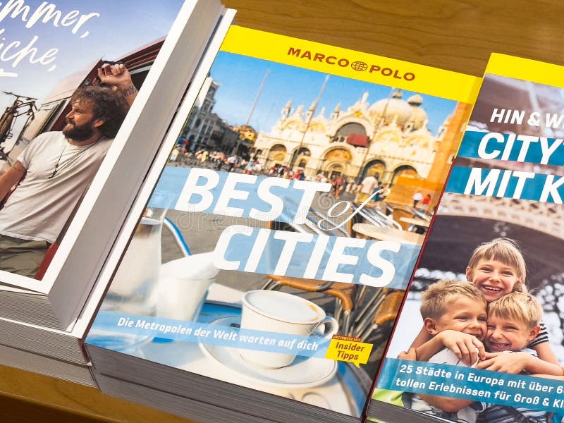 Marco Polo Travel Guide Display: European Cities Highlight Editorial ...