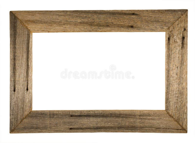 Marco de madera rústico foto de archivo. Imagen de aislado - 21818026
