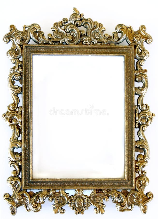 Marco Rectangular Vintage Marco Rectangular Plata Vintage Con Adorno