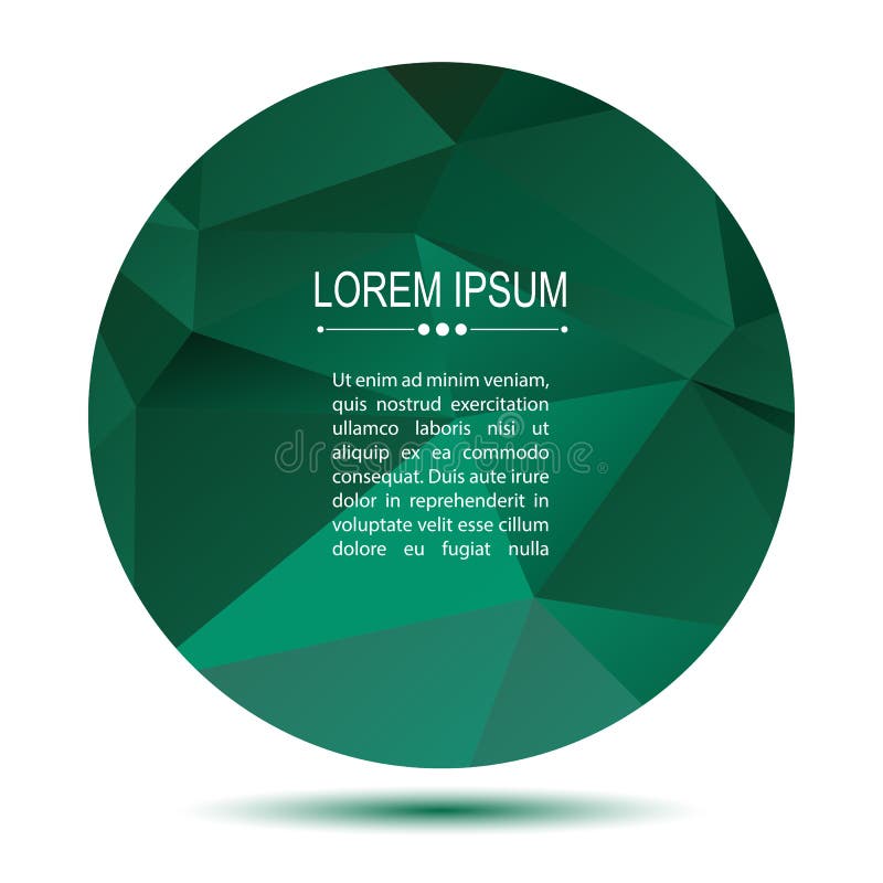 Marco redondo verde oscuro ilustración del vector. Ilustración de ...