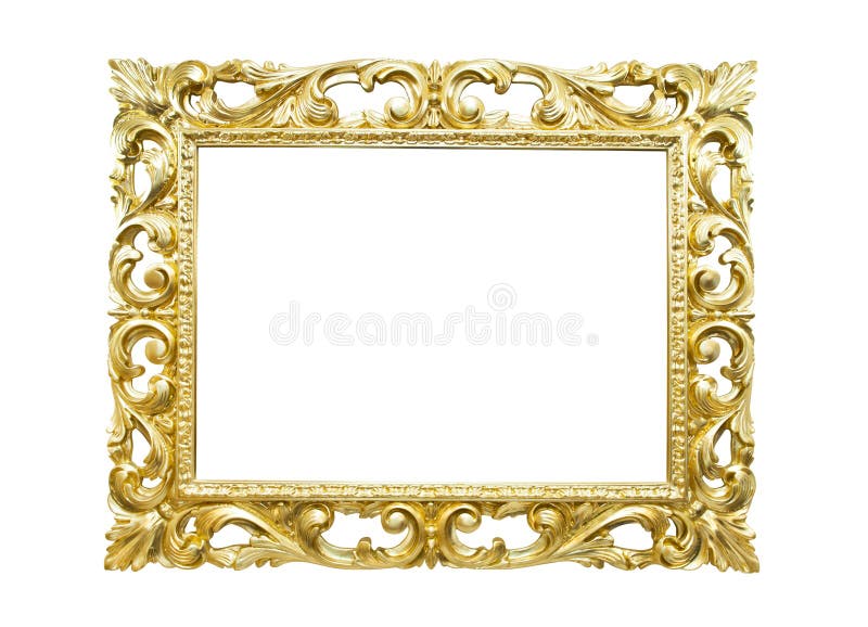 Marco retro del oro viejo imagen de archivo. Imagen de pinturas - 26608135
