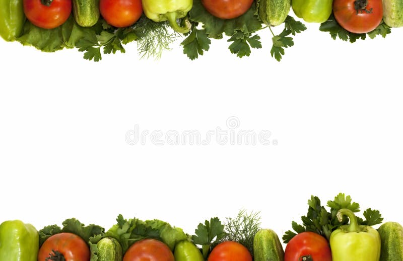 Marco de verduras foto de archivo. Imagen de frescura - 20830404