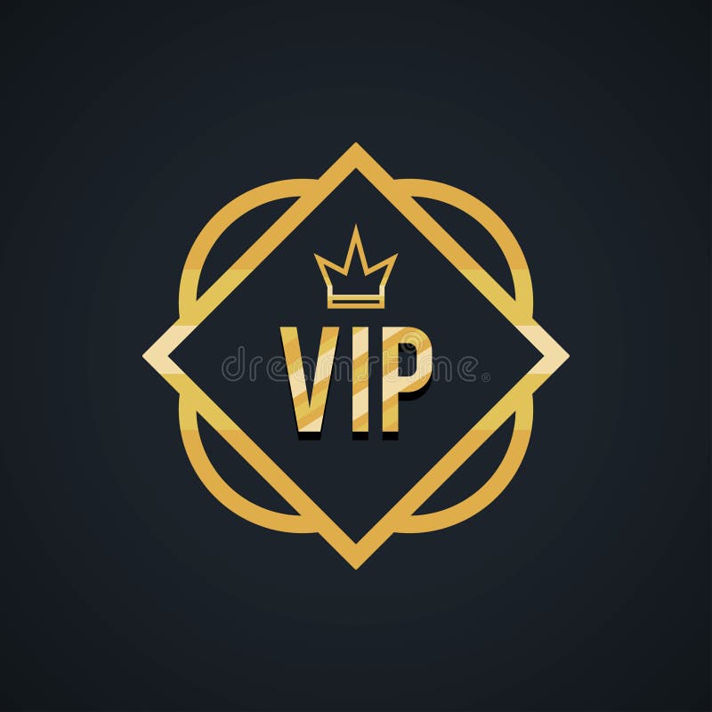 Marco vip de rhombus ilustración del vector. Ilustración de etiqueta ...