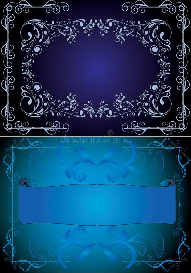 Marcos artísticos ilustración del vector. Ilustración de marcos - 8584787