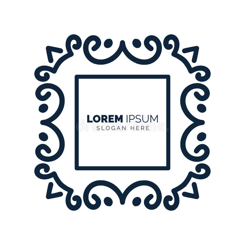 Marcos Decorativos Decorativos Vectoriales Y Bordes. Ilustración del ...