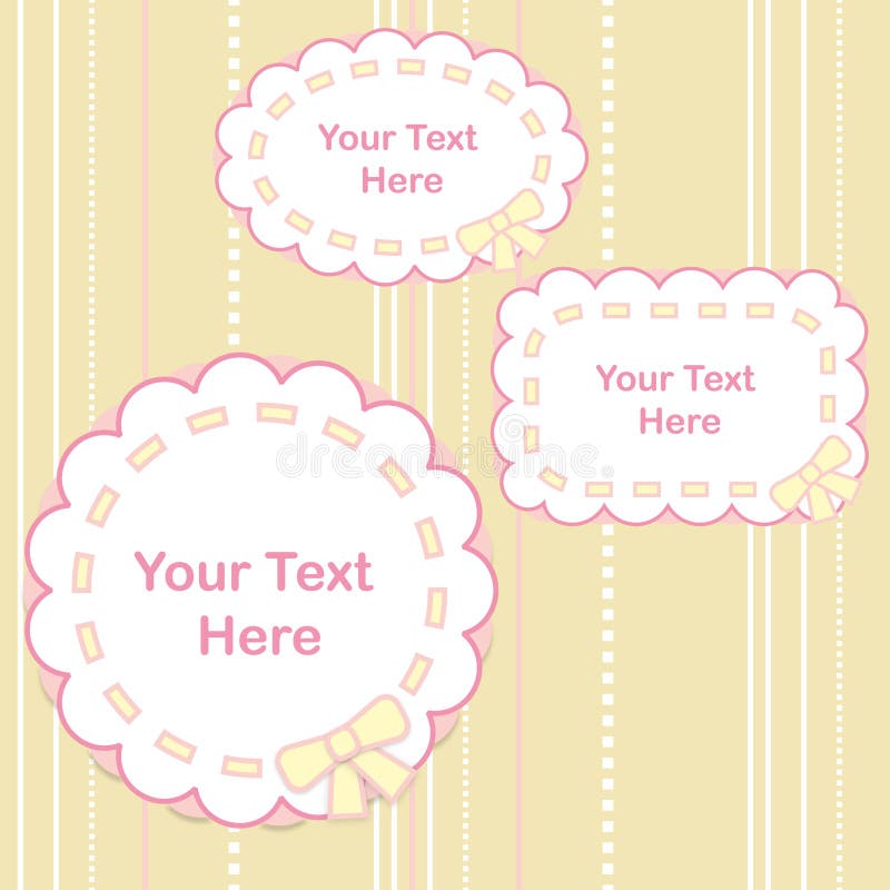 Marcos lindos ilustración del vector. Ilustración de encantador - 21142479