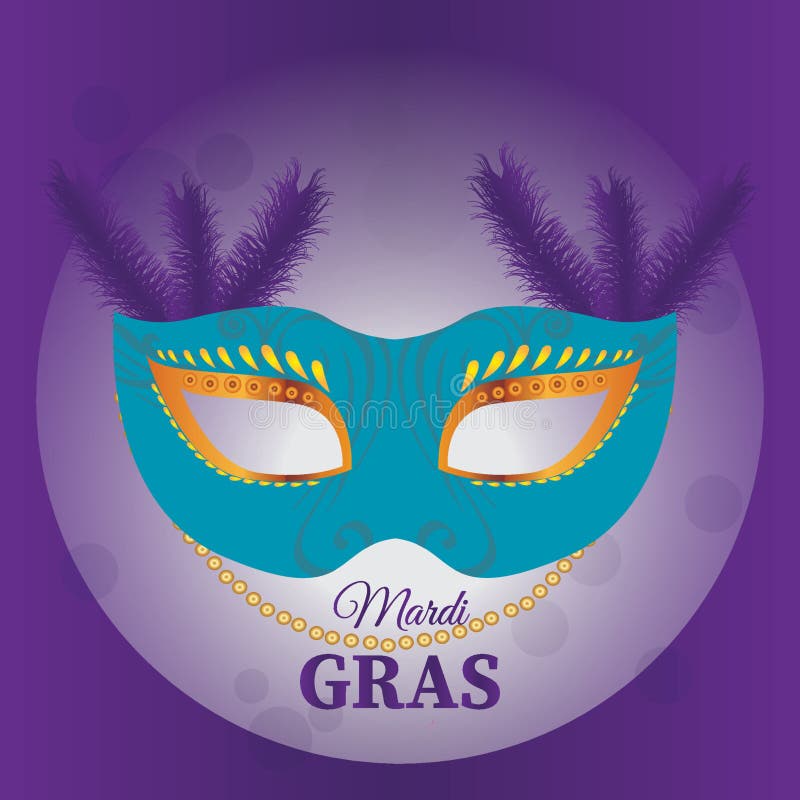 Mardi Gras Design. Vector Illustration Decorative Design Stock ...