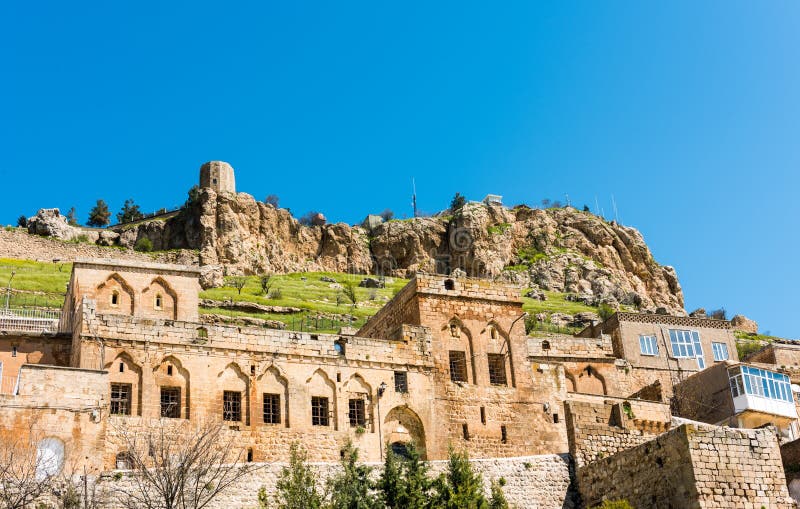 The Mardin Castle with Mardin Houses. Stock Photo - Image of rampart ...