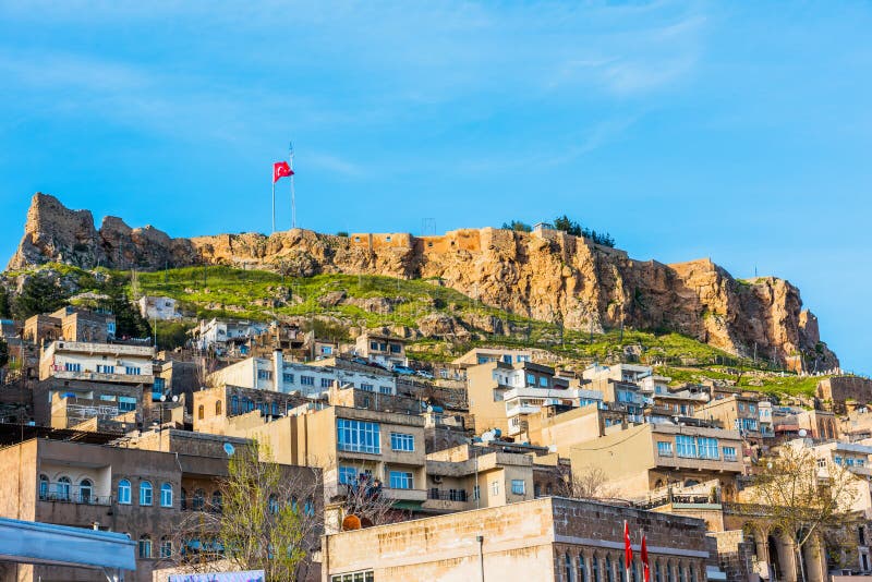 Mardin Castle stock photo. Image of southeastern, ancient - 57342044