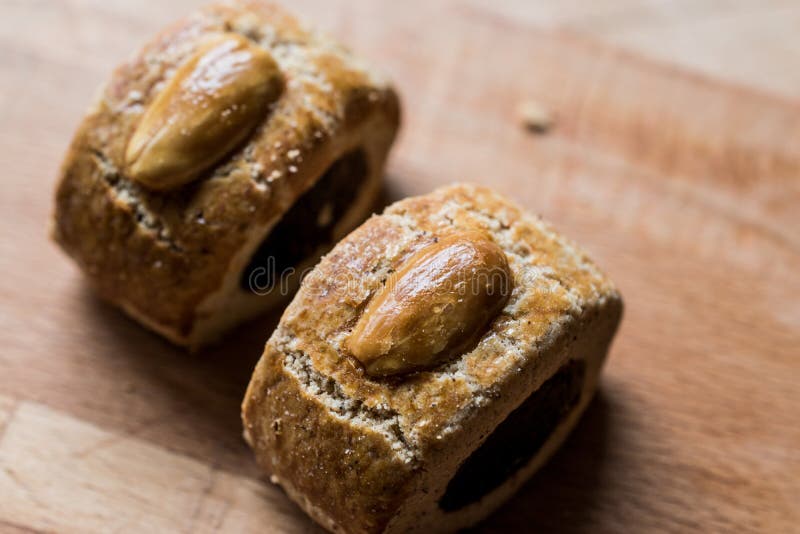 Mardin Coregi / Kulice with Date Fruit Paste and Almond Stock Photo ...