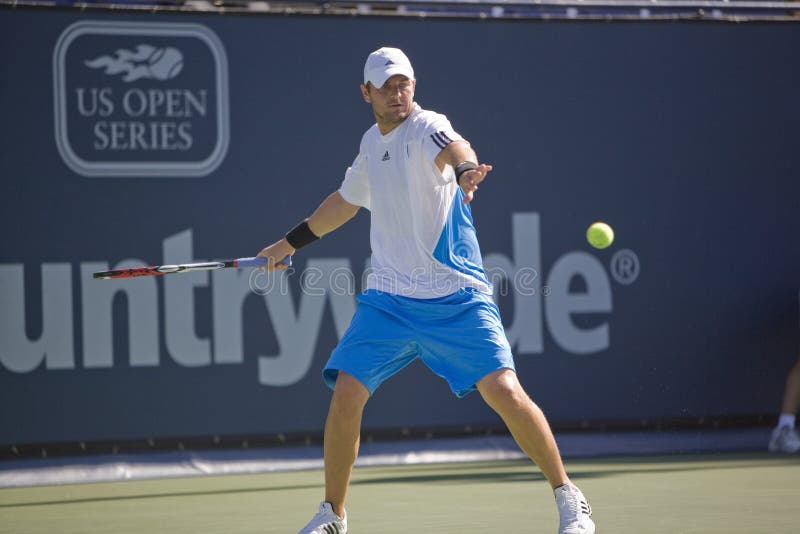 Mardy Fish at the Los Angeles Tennis Open Editorial Photography - Image ...