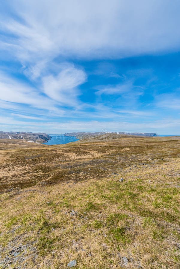 Mare Di Barents in Finnmark, Norvegia Fotografia Stock - Immagine di ...
