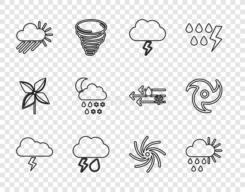 Marea Tormenta Nublada Con Lluvia Y Rayos Solares Lluvia Lluvia Lluvia ...